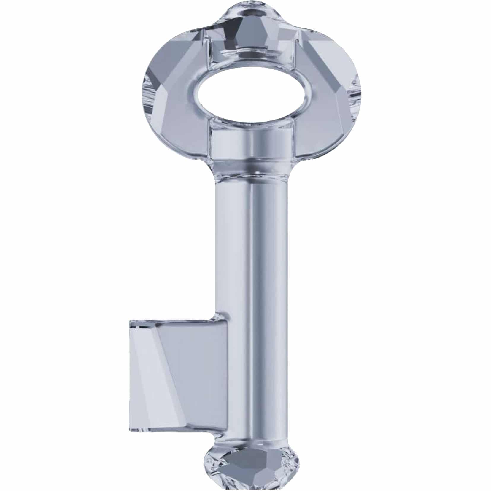 Crystal Key Pendant Designed by Yoko Ono – Clear Crystal